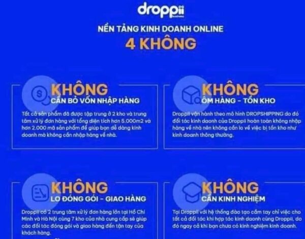 Droppii là gì? Công ty Droppii có phải là đa cấp hay lừa đảo như tin đồn?
